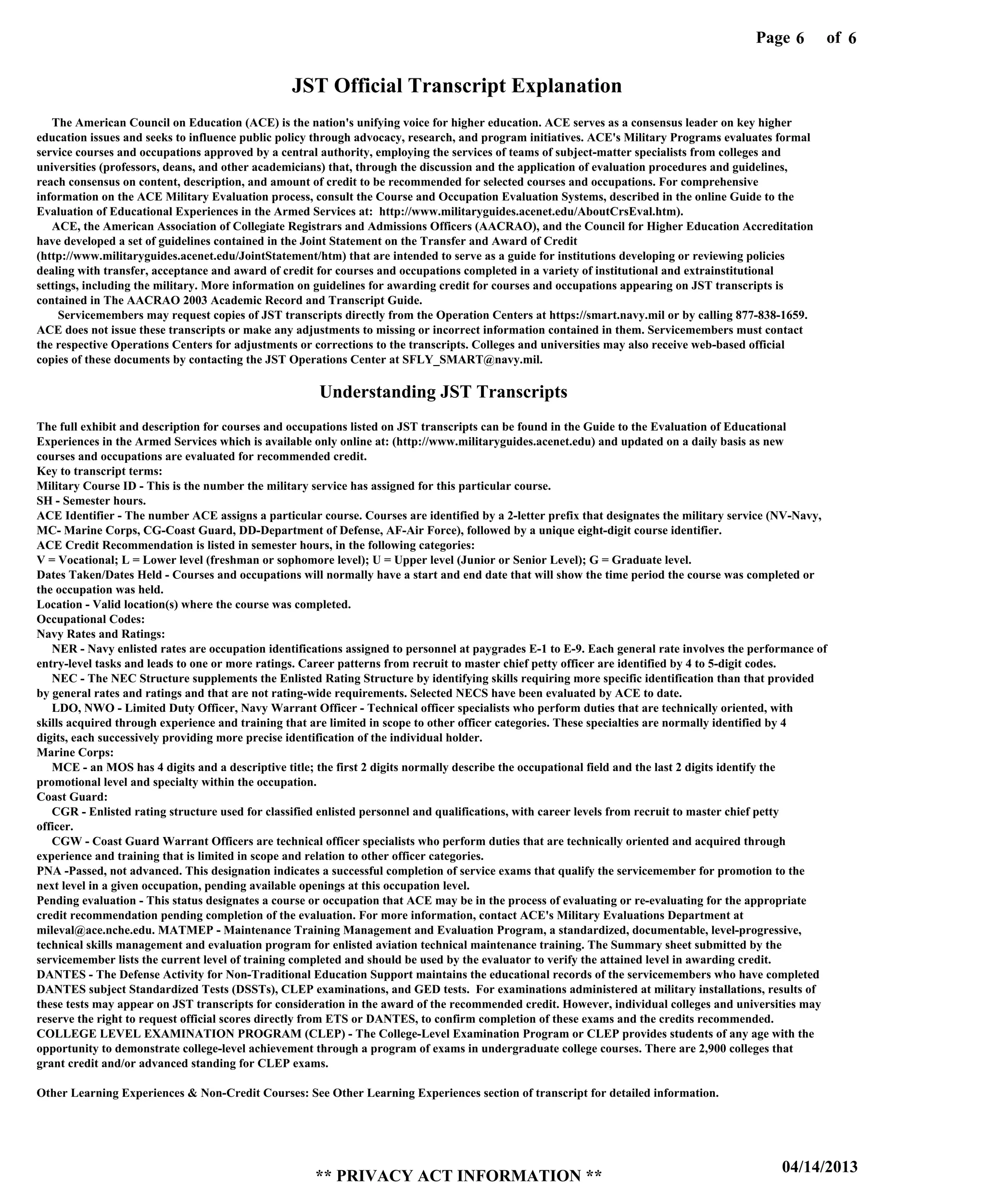 JST Transcript | PDF