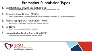 FDA approval process for New devices in USA | PPTX