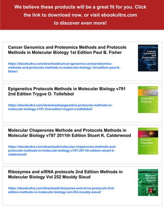 Genomics Protocols Methods in Molecular Biology 2nd Edition Mike ...