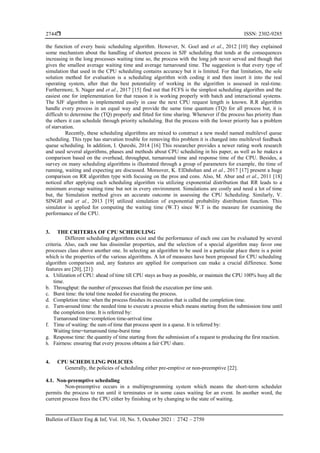 Comparative analysis of the essential CPU scheduling algorithms | PDF | Operating Systems ...