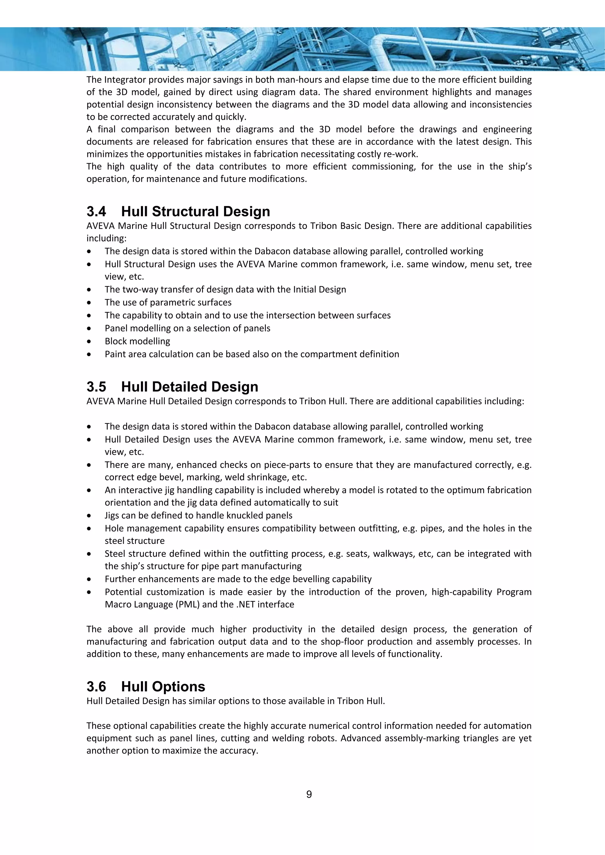 45283688 aveva-marine-tribon-comparison | PDF