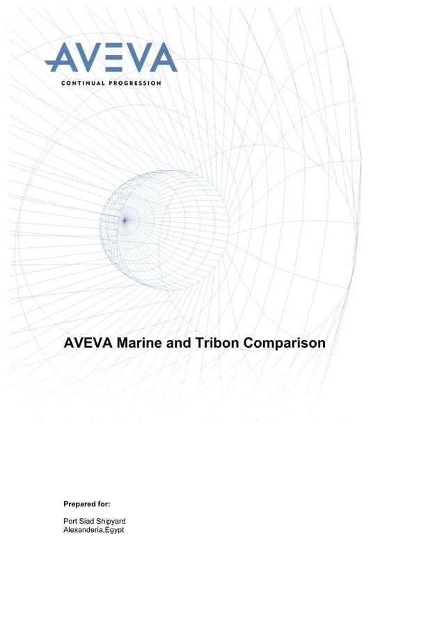 45283688 aveva-marine-tribon-comparison | PDF
