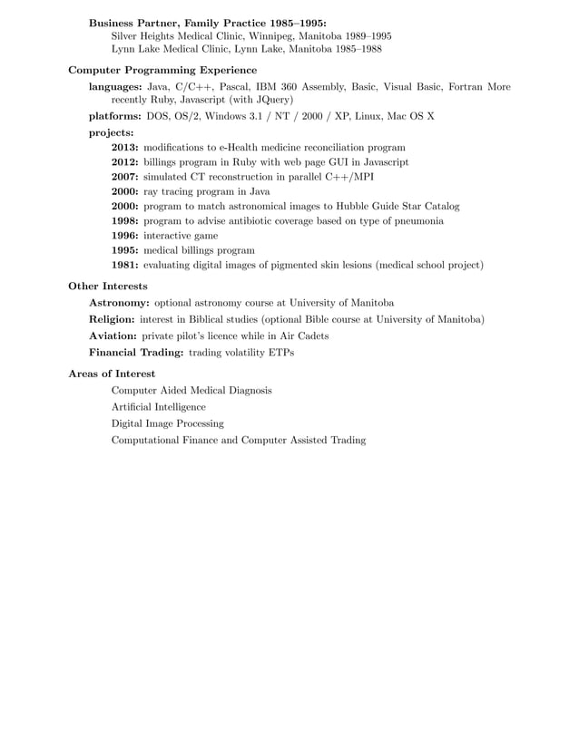 resume | PDF | Programming Languages | Computing