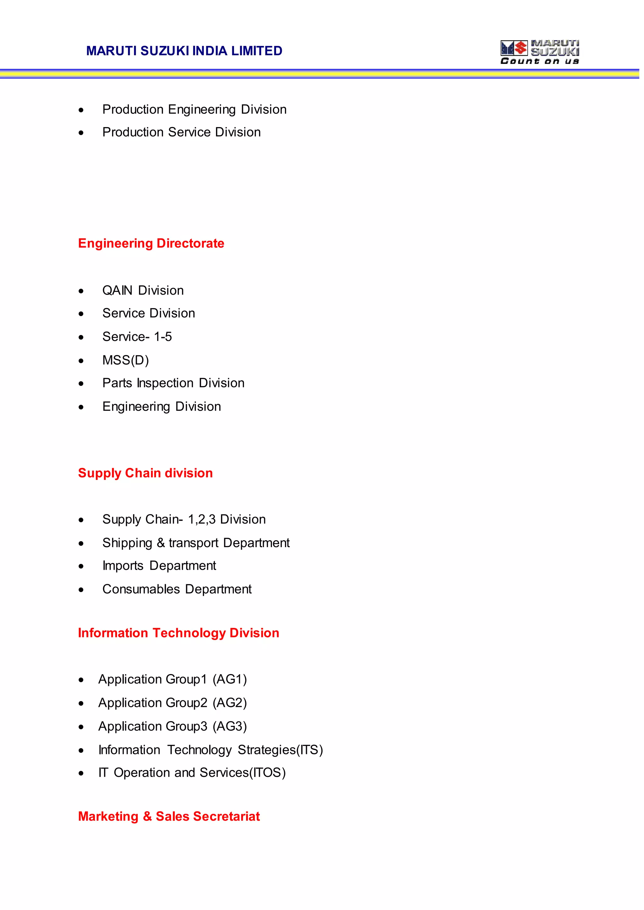 45312185 maruti-suzuki-project-report | DOC