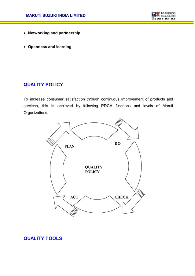 45312185 maruti-suzuki-project-report | DOC