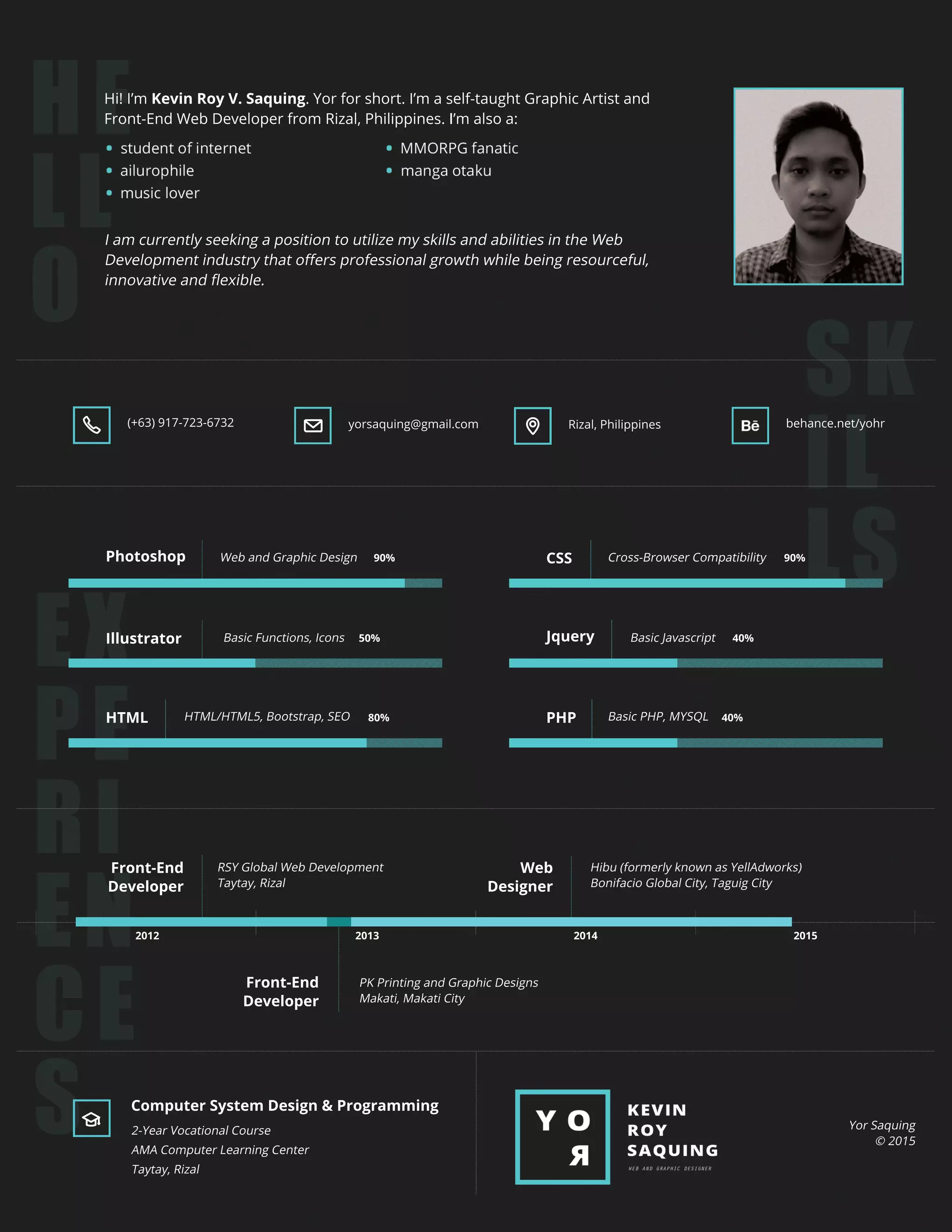 Kevin Roy Saquing Resume | PDF