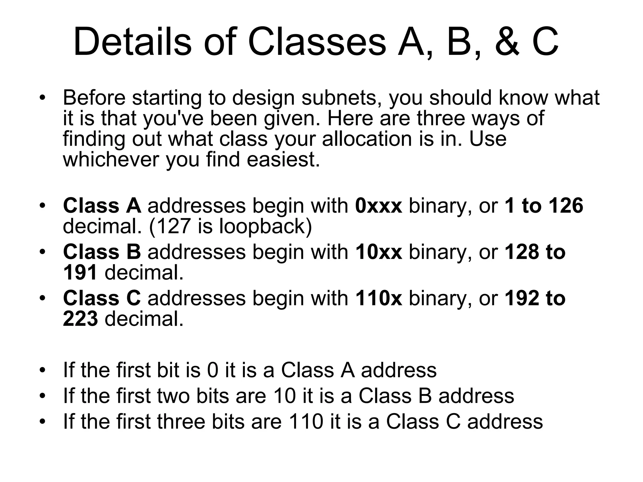 453599812 Lecture24 25 Subnetting Pptppt