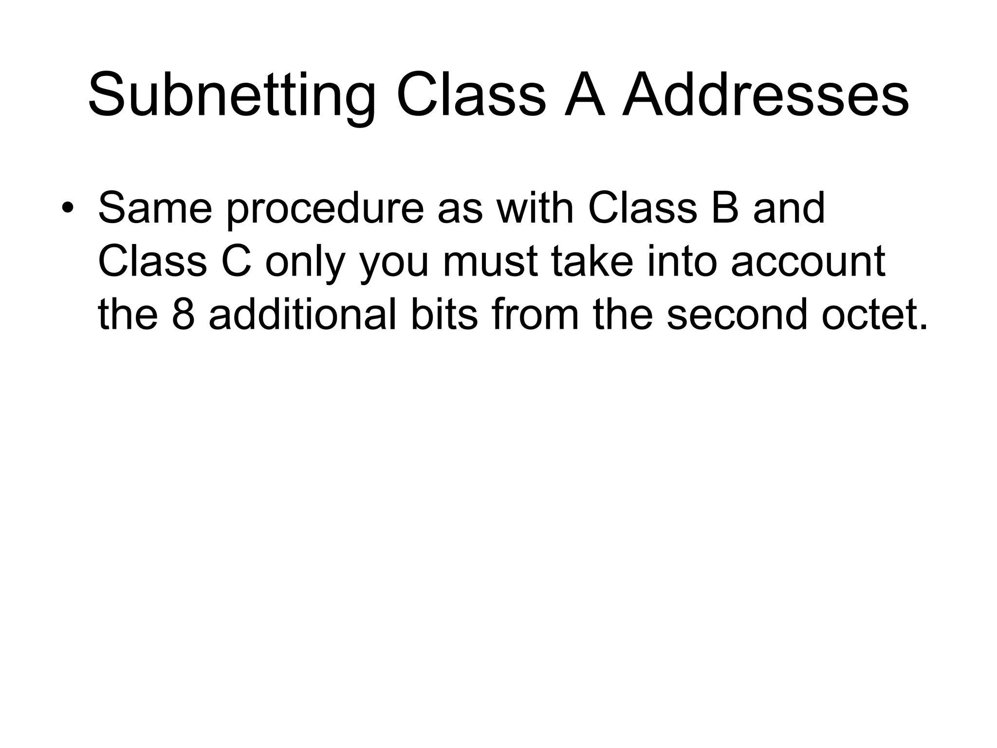 453599812 Lecture24 25 Subnetting Pptppt