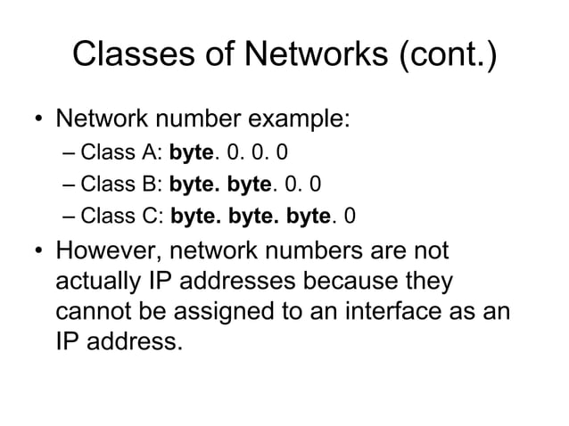 453599812 Lecture24 25 Subnetting Pptppt