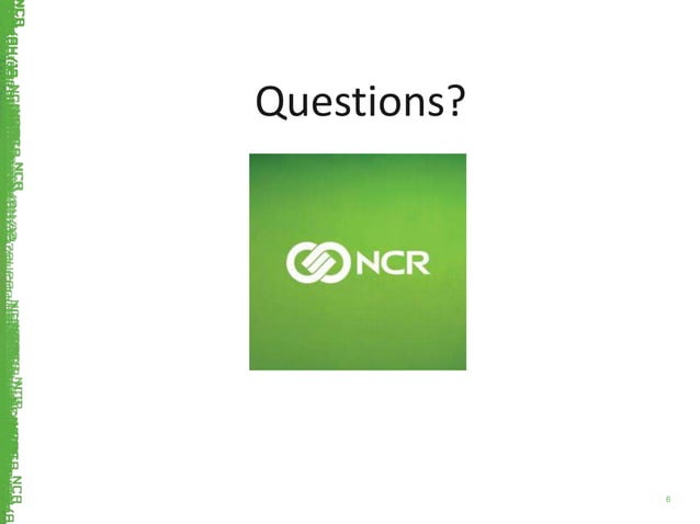 NCR Capstone PowerPoint | PPT