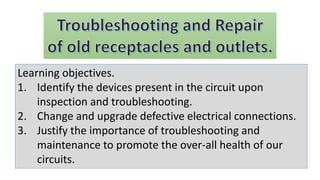 Electrical troubleshooting and repair of electrical connections | PDF