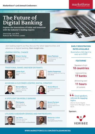 Digital Banking 1st_final_5pp 3222 | PDF | Business Expos & Conferences | Events
