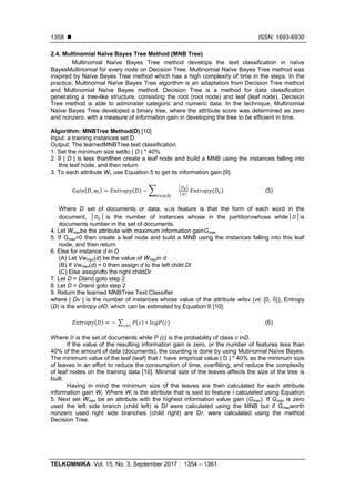 Twitter’s Sentiment Analysis on Gsm Services using Multinomial Naïve Bayes | PDF