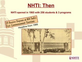 NHTI About Us | PPT