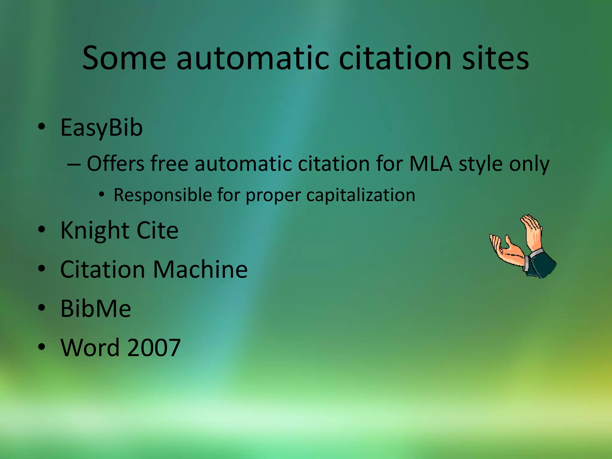 MLA 7th edition | PPT
