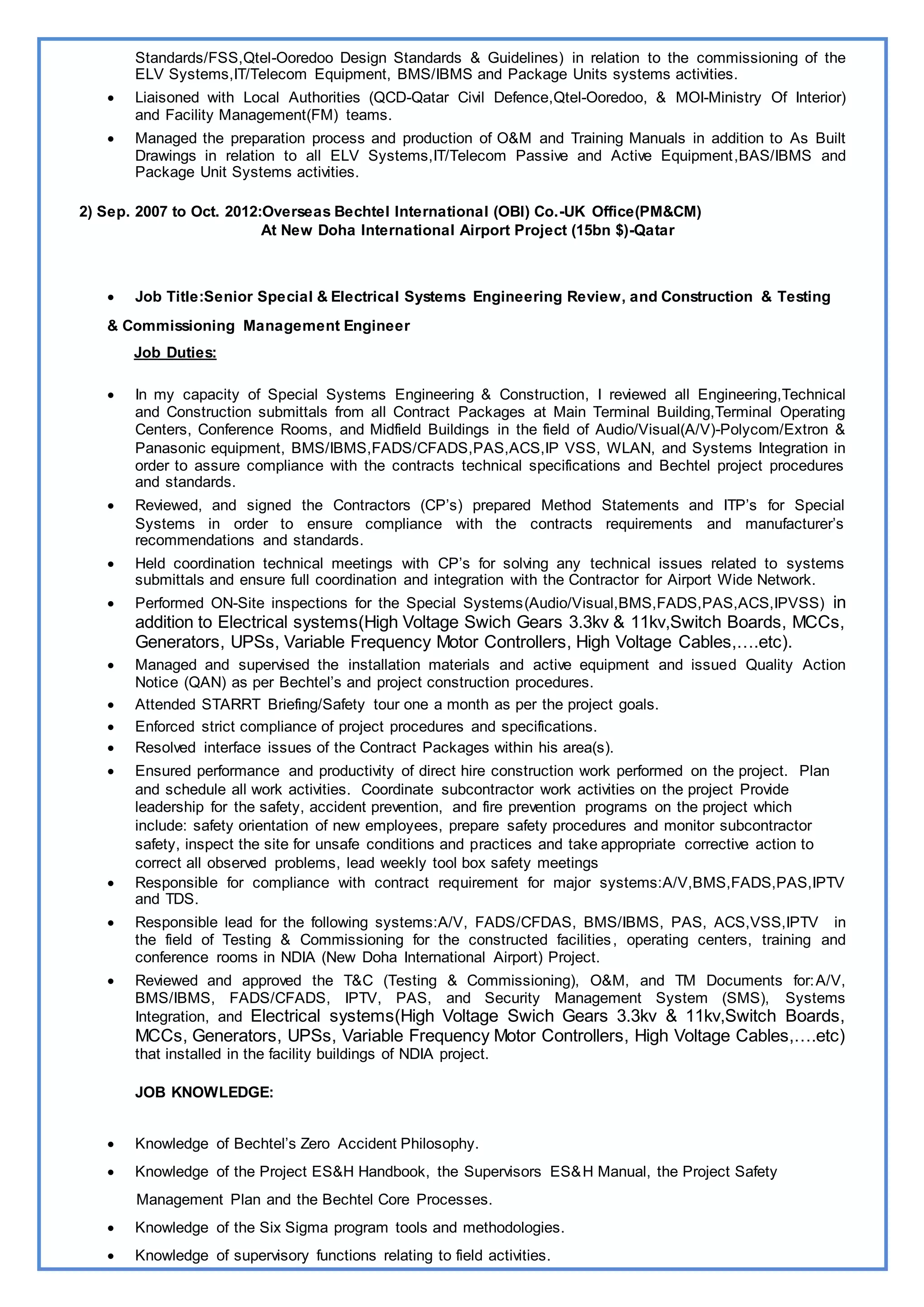 ___CV of Senior ELV%2c Special & Electrical Systems Engineer (Amr Gamal ...
