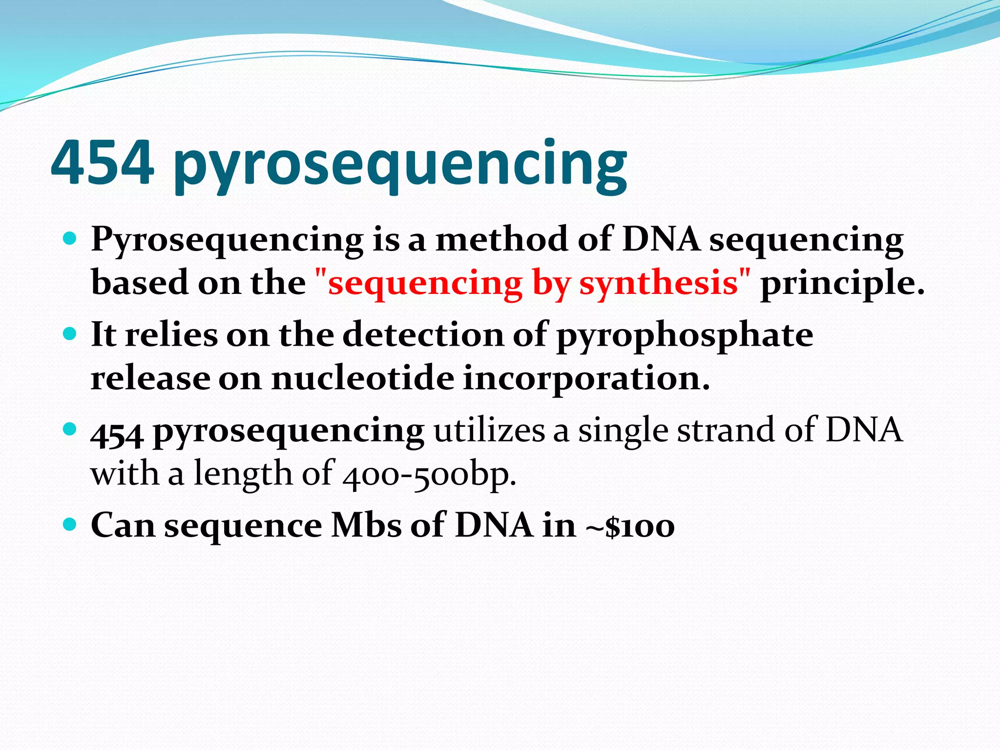 454 pyrosequencing @ujjwalsirohi | PDF | Chemistry | Science