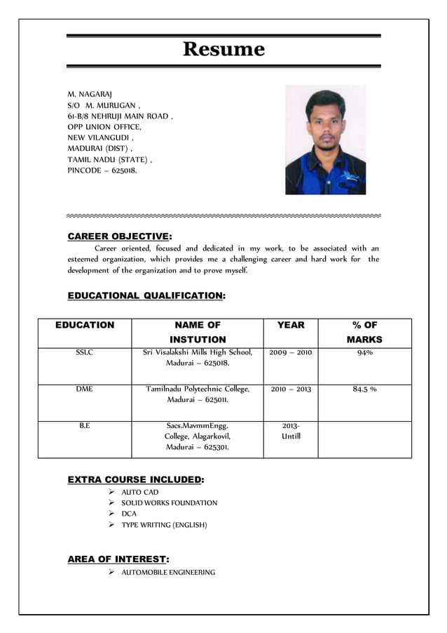 Resume Nagaraj | PDF