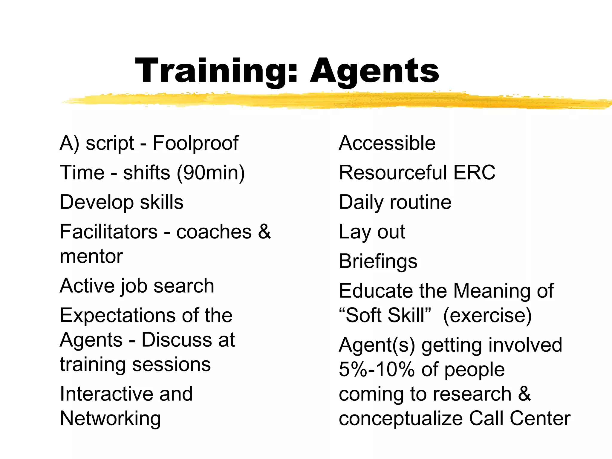 call Center Framework | PPT