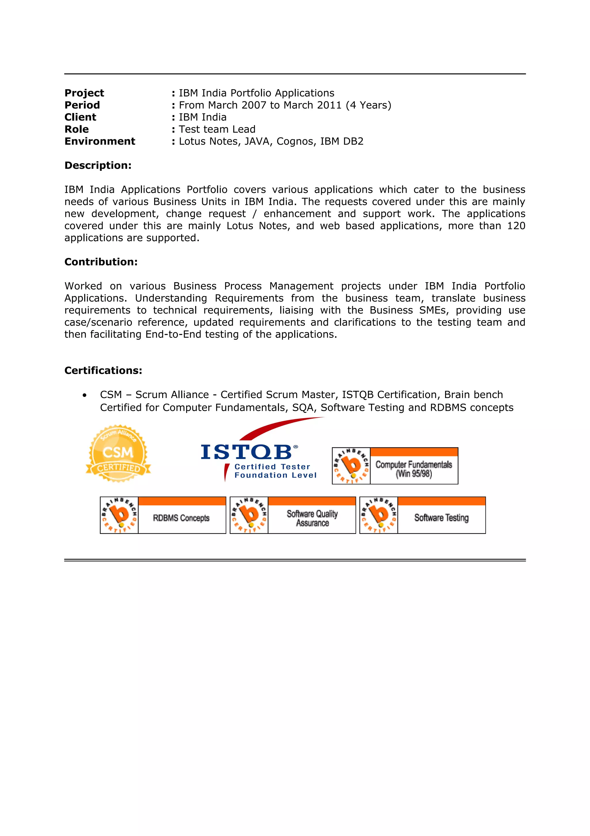 Chandrasekar_Resume | DOC