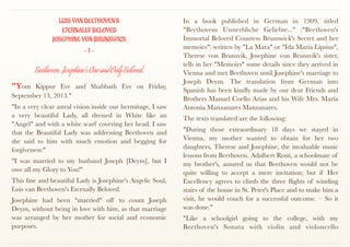 BEETHOVEN'S ETERNALLY BELOVED JOSEPHINE | PPT