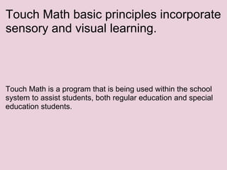Teaching Touch Math | PPT