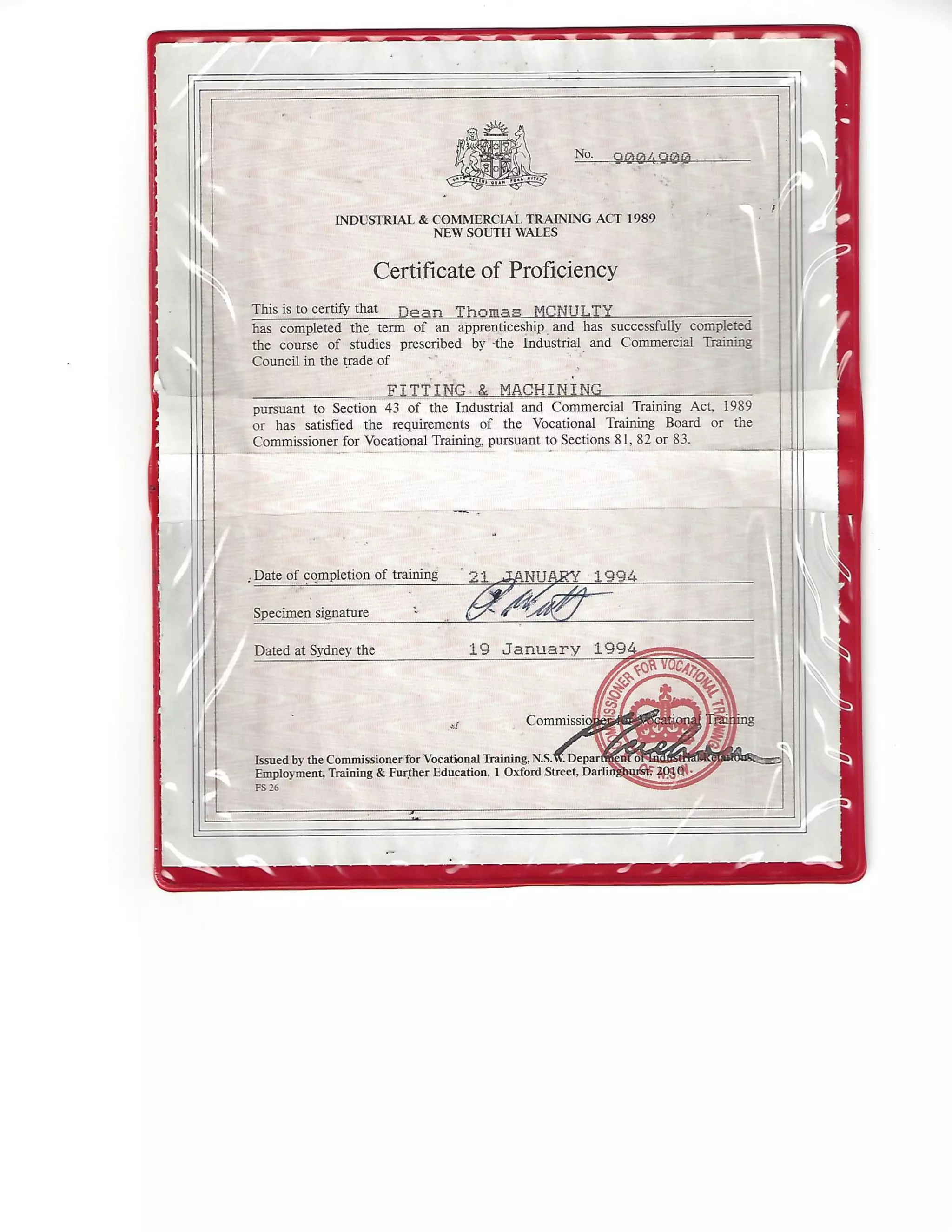 Trade Certificate | PDF