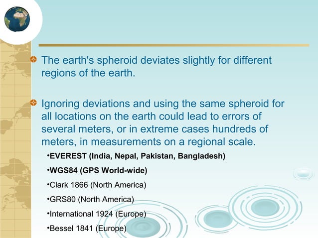 datum | PPT | Geography | Science