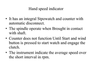 measurement of speed | PPTX