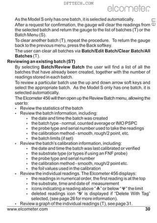 Elcometer 456 Coating Thickness Gauge instructions Manual in Engilish | PDF