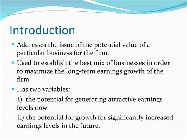 45635468 bcg-presentation-final | PPT | Business Accounting & Finance ...