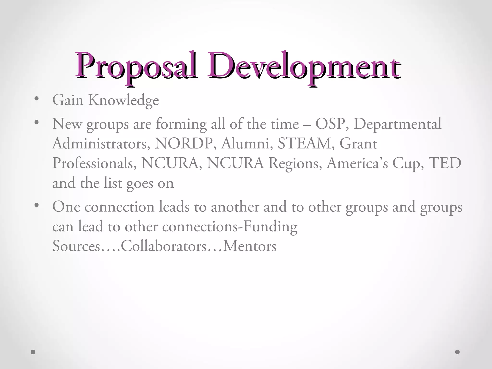 LinkedIn Proposal Development | PPT