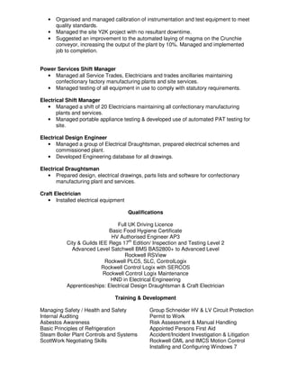Robert Gerrish CV | PDF