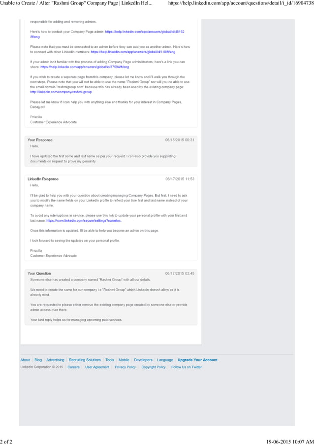 LinkedIn Issue RESOLVED | PDF