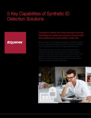 Synthetic ID Fraud DetectionFINAL | PDF