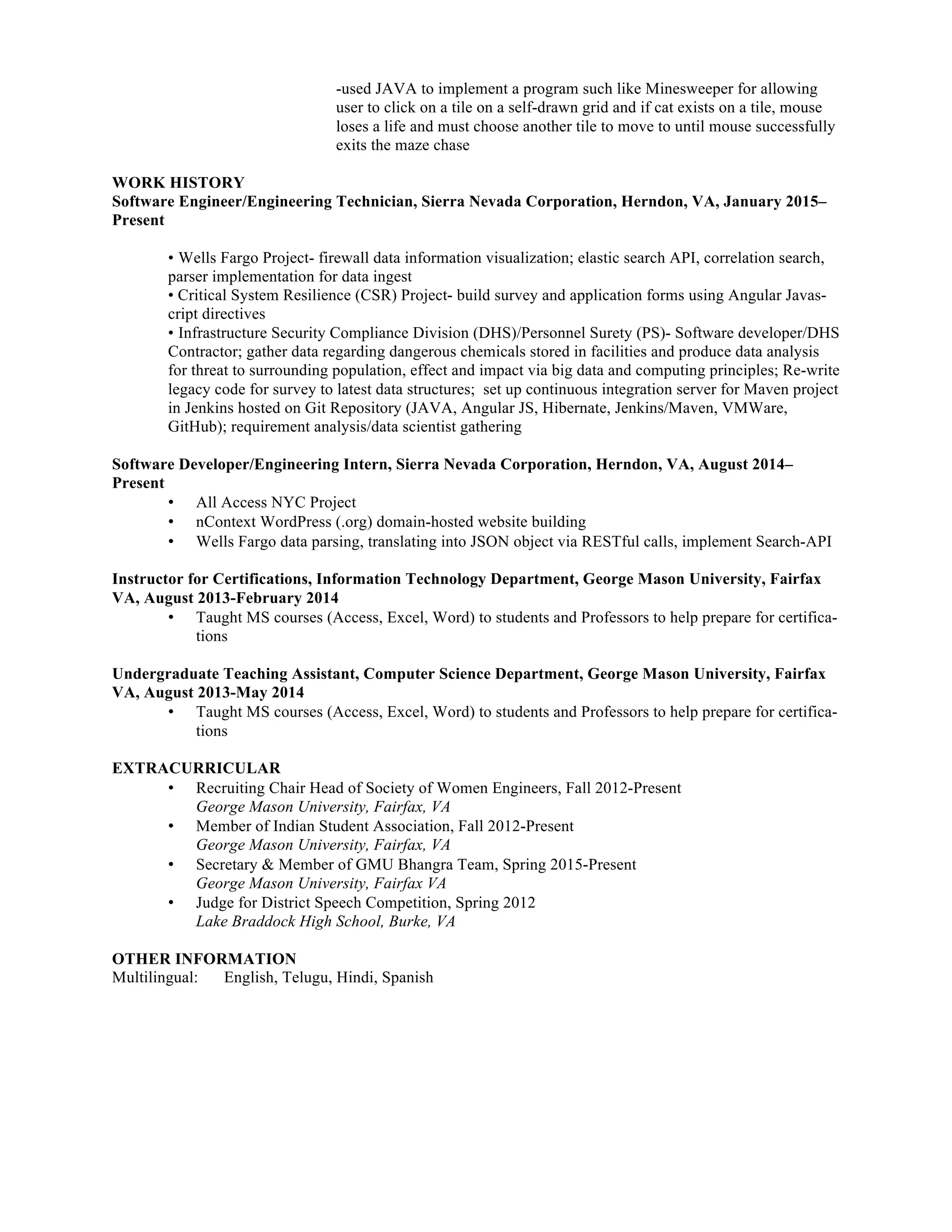 Supriya Pandeti Resume | PDF