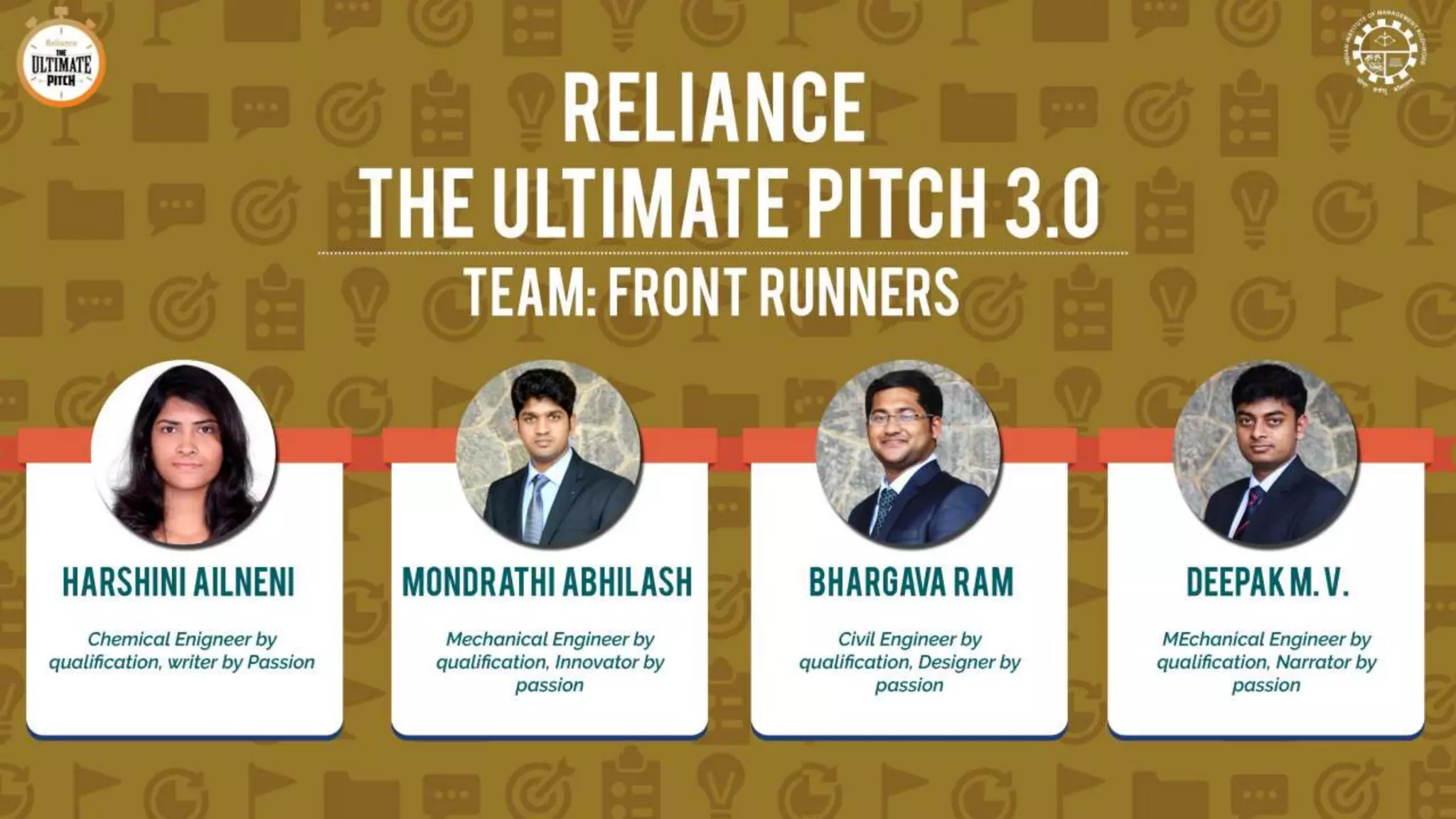 Reliance TUP 3.0 Case Competition PPT - Campus Finalist | PPTX