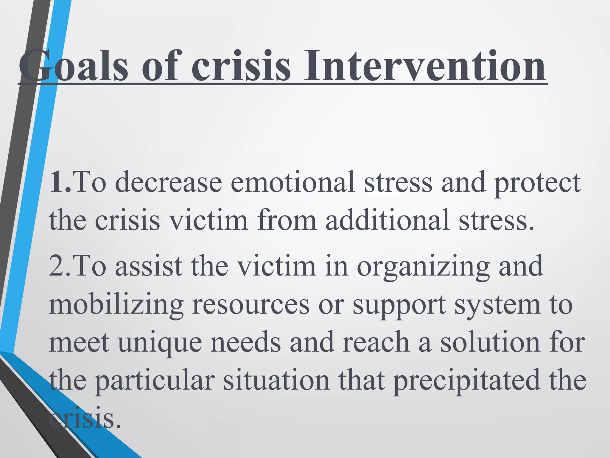 CRISIS INTERVENTION | PPT