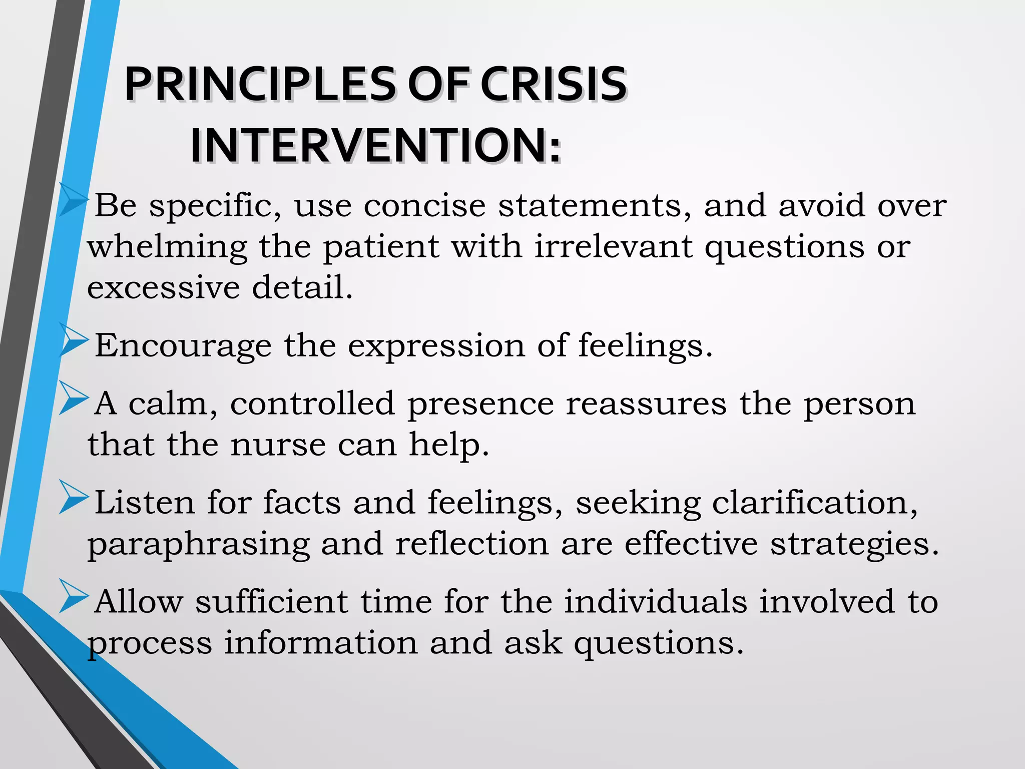 CRISIS INTERVENTION | PPT