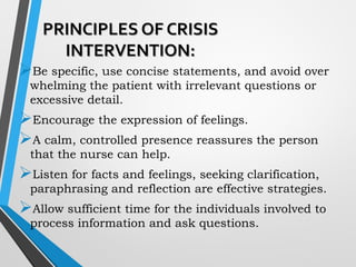 Principle Of Intervention