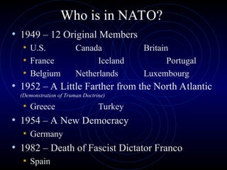 Presentation about nato organisation okay | PPT