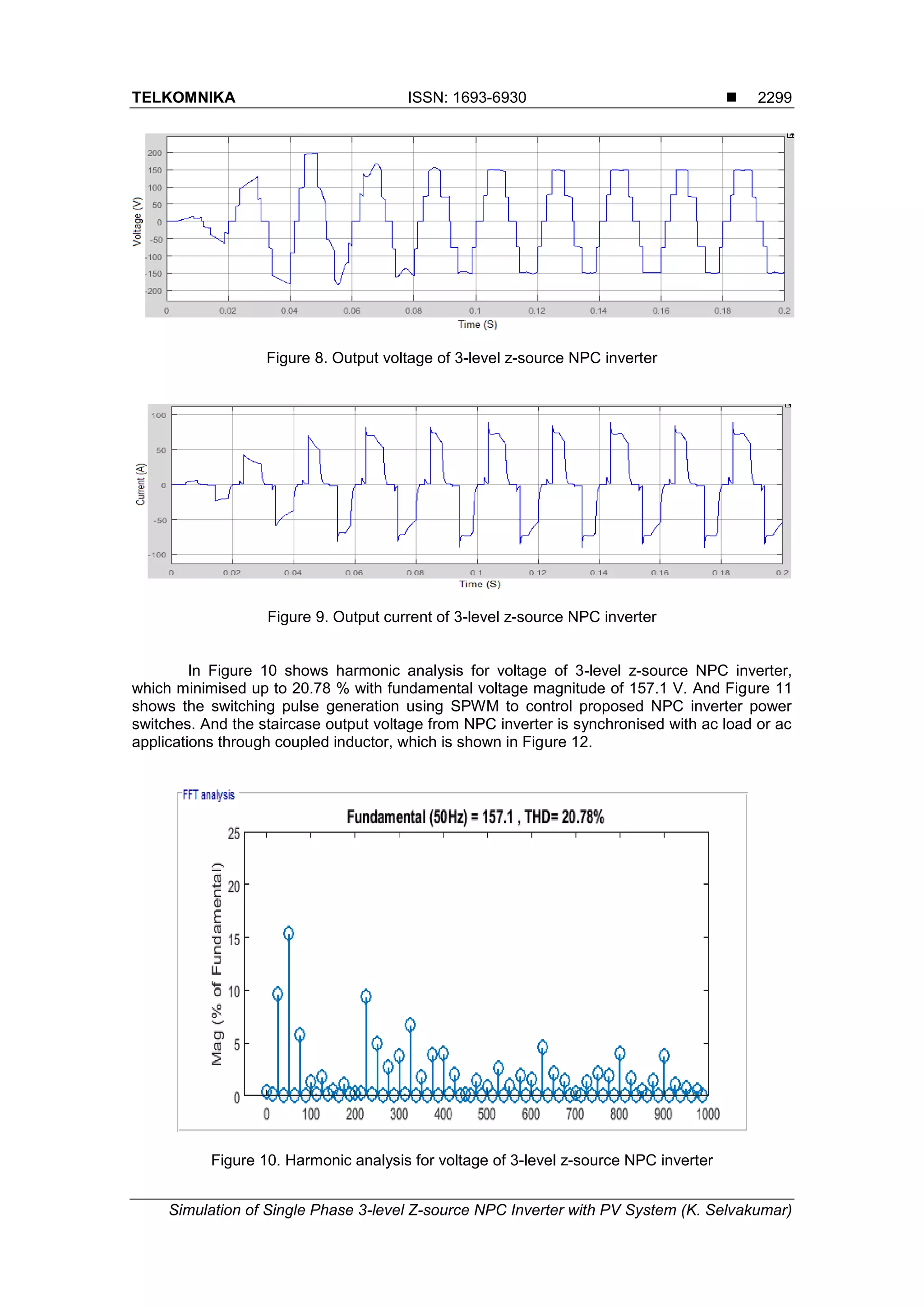Simulation of Single Phase 3-level Z-source NPC Inverter with PV System ...