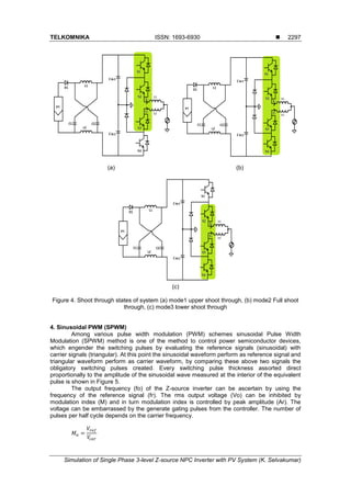 Simulation of Single Phase 3-level Z-source NPC Inverter with PV System | PDF