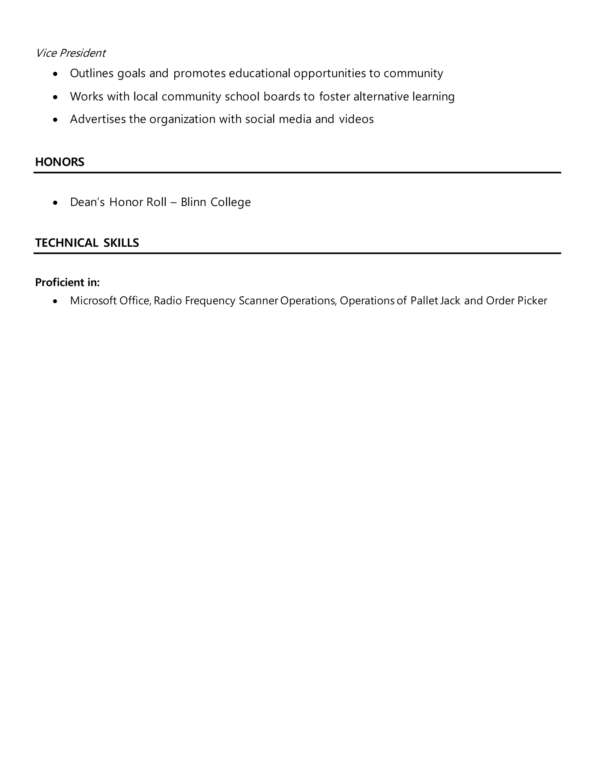 Christopher Rieger Resume | PDF