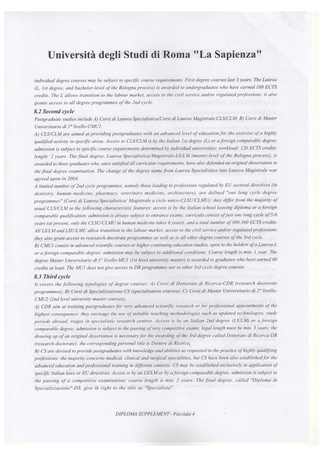 diploma supplement master | PDF