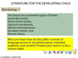 Children s-Literature-for university .ppt