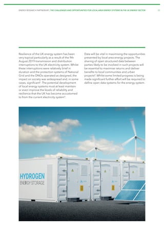 THE CHALLENGES AND OPPORTUNITIES FOR LOCAL AREA ENERGY SYSTEMS IN THE ...