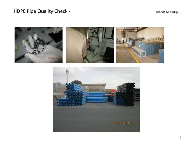 HDPE Pipe Inspection | PPTX