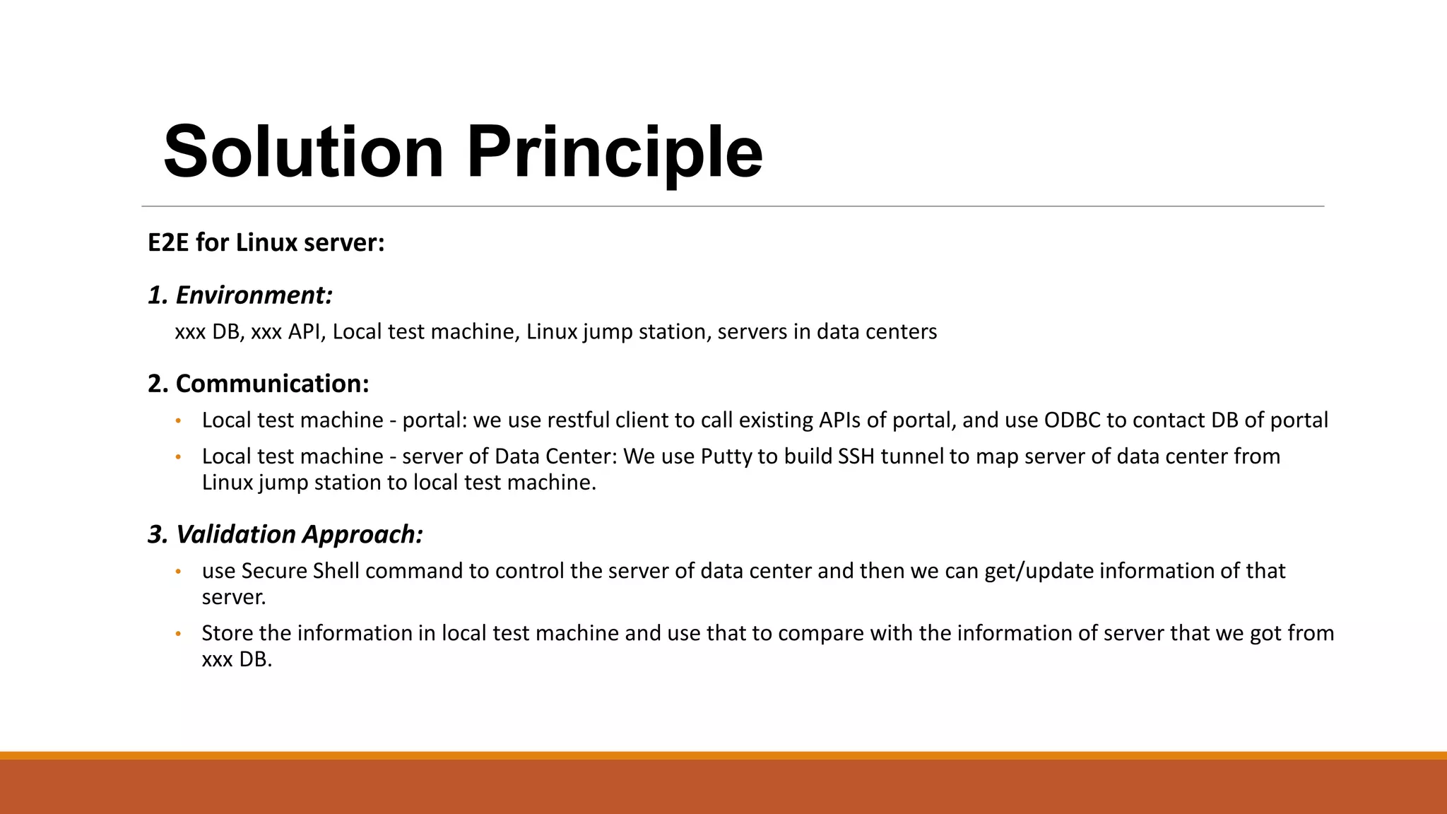 Backend Server Validation | PPTX | Operating Systems | Computer Software and Applications
