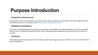 Backend Server Validation | PPTX | Operating Systems | Computer Software and Applications